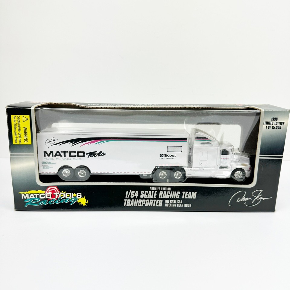 Racing Champions Matco Tools Team Transporter 1996 Limited Edition Dean ...