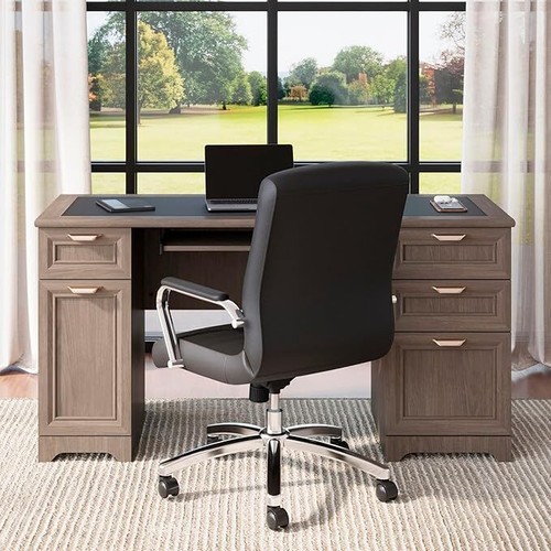 Realspace® Magellan 59"W Manager's Computer Desk, Gray | eBay