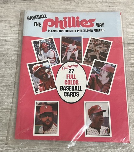 SEALED 1978 THE PHILLIES WAY BOOK WITH 27 BASEBALL CARDS CARLTON ...