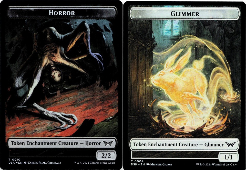 Horror / Glimmer (Token) - FOIL - MTG Duskmourn | eBay