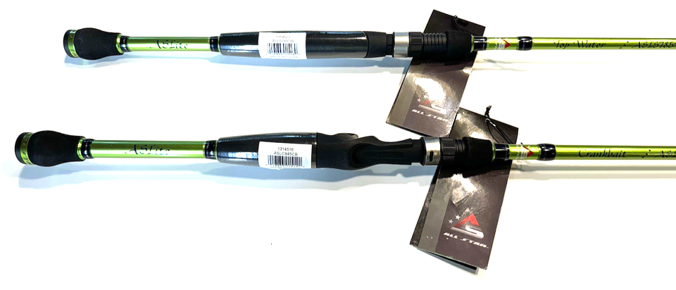 2- All Star -ASLite-"Top Water" &"Crankbait" Spinning & Casting Fishing ...