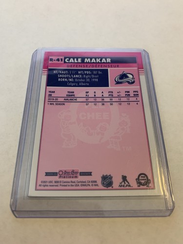 2020-21 O-Pee-Chee Platinum #R-41 Cale Makar Retro | eBay