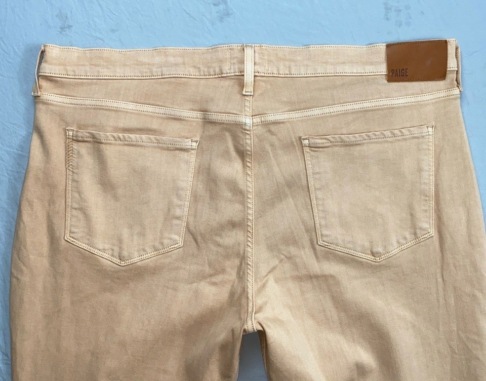 Paige 'Federal' Slim Straight Stretch Jeans in Vintage Peach Fuzz. Men ...