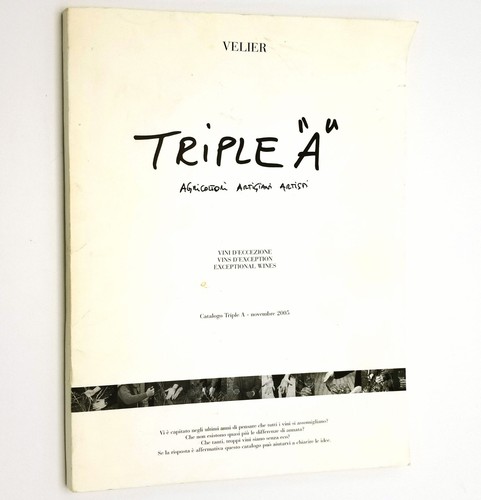 Italian Wine Catalog: Velier SPA Triple "A" Vini D'Eccezione Catalogo ...