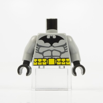 LEGO Batman Head 2006 Minifigure TORSO 7779 7780 7782 Gray Grey Light ...