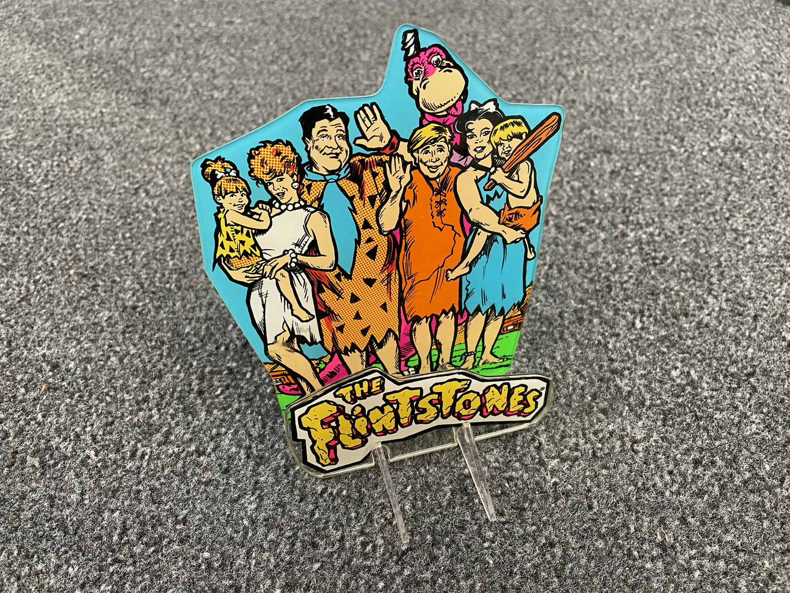 Williams Flintstones Pinball Machine Playfield Plastic Promo Standup ...