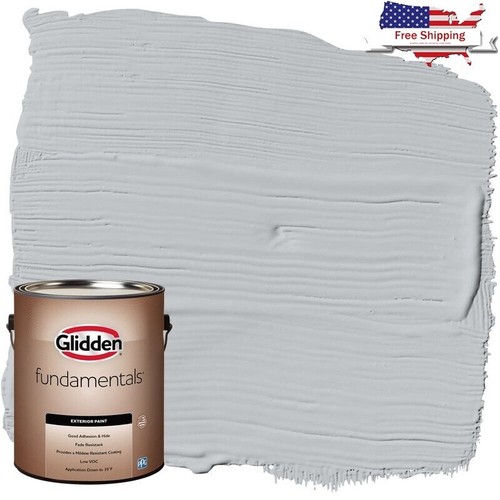 Exterior Paint Low VOC Fade Resistant Mildew Resistant Fast Drying 1 ...