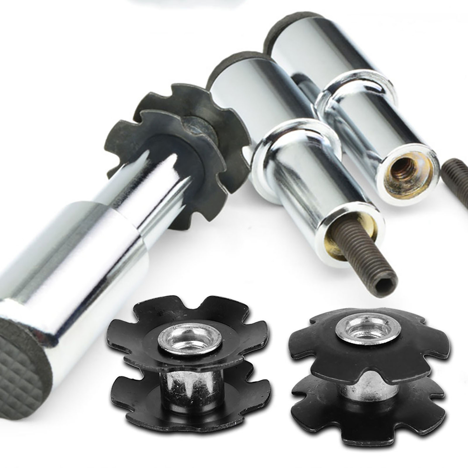 Fork Threadless Star Nut Bike Repair Parts 28.6mm Toothless Core Grs | eBay