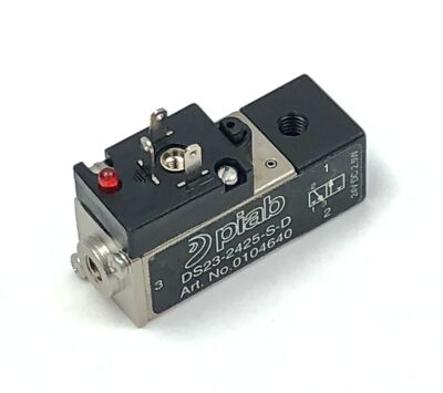 Piab Solenoid Valve 24VDC/ 25W 0104640 | eBay