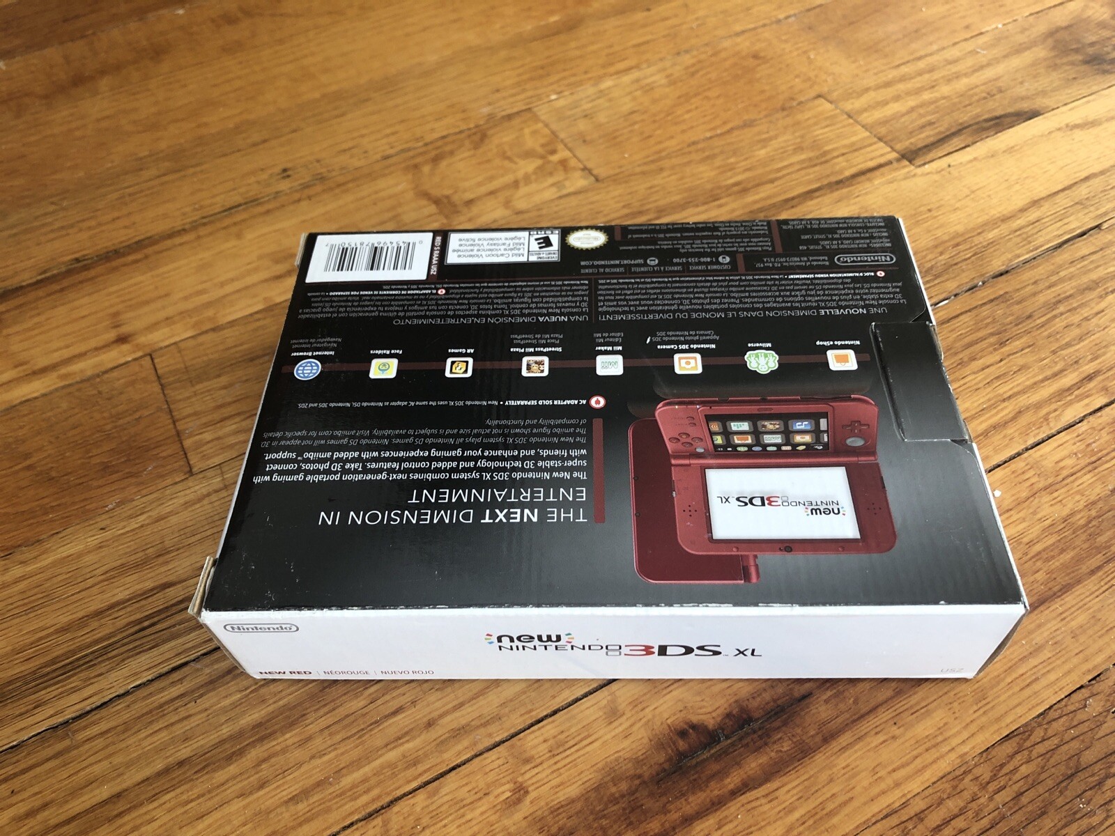 Nintendo 3DS XL Launch Edition Handheld Red Gaming System for sale ...