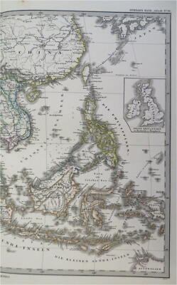 India Southeast Asia Indonesia Malaysia Thailand 1880 Stulpnagel ...