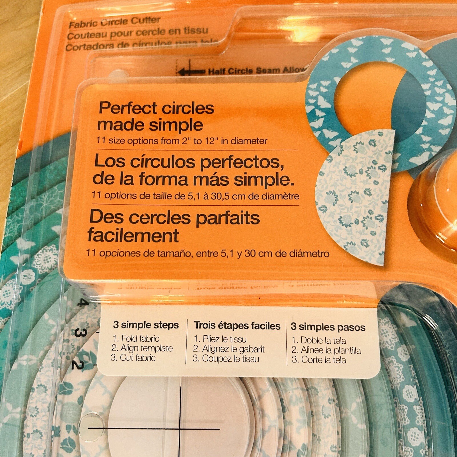 Fiskars Fabric Circle Cutter 111310 Crafts Sewing for sale online | eBay