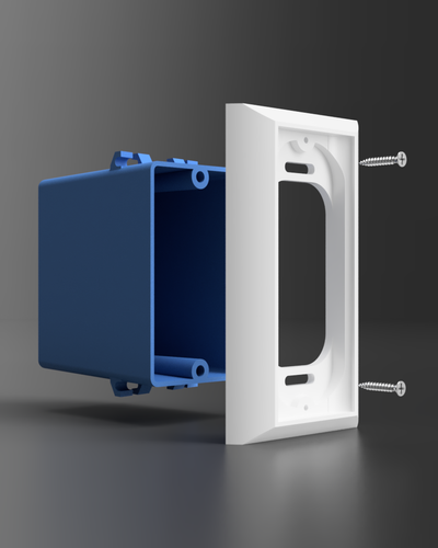 Ring PRO 2 Video Doorbell 0.5" Wall Plate Spacer. Mounting Bracket | eBay