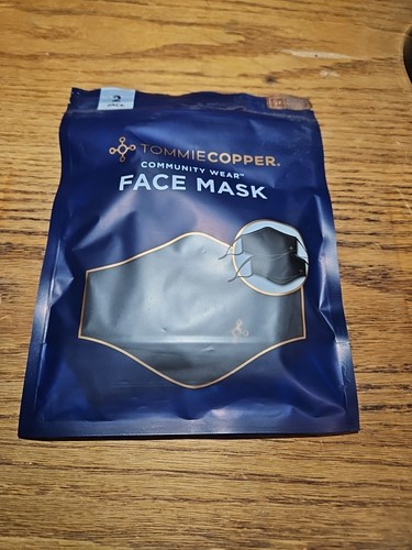 Tommie Copper Community Wear Face Masks - Black Reusable 2 PACK NEW NIP ...