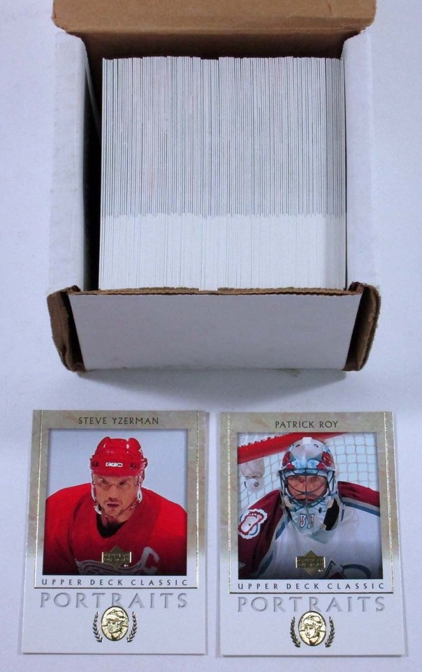 2002 2003 UPPER DECK CLASSIC PORTRAITS HOCKEY TRADING CARD SET BASE 1 ...