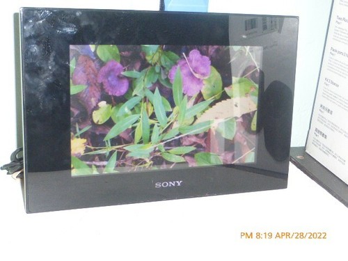 Sony DPF-D95 9" 800 x 480 Digital Picture Frame S-Frame SD-Card Slot ...