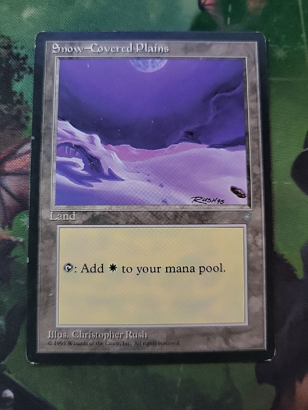 MTG Snow-Covered Plains Ice Age Regular Land | eBay