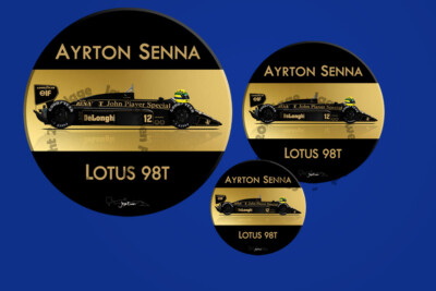 Ayrton Senna Lotus 98T 1986 F1 Sticker Vinyl - Scuderia GP | eBay