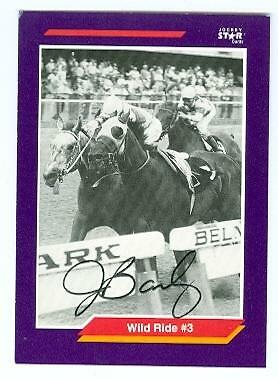 Jerry Bailey signed horse racing card 1992 Jockey star #294 | eBay