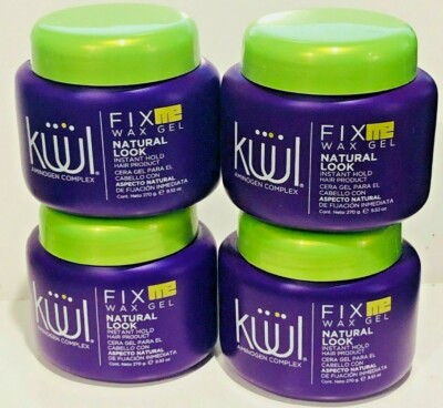 KUUL FIX WAX GEL NATURAL LOOK INSTANT HOLD 4 BOTTLES free shipping | eBay