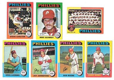 1975 Topps VG+EX PHILADELPHIA PHILLIES Team Set | eBay