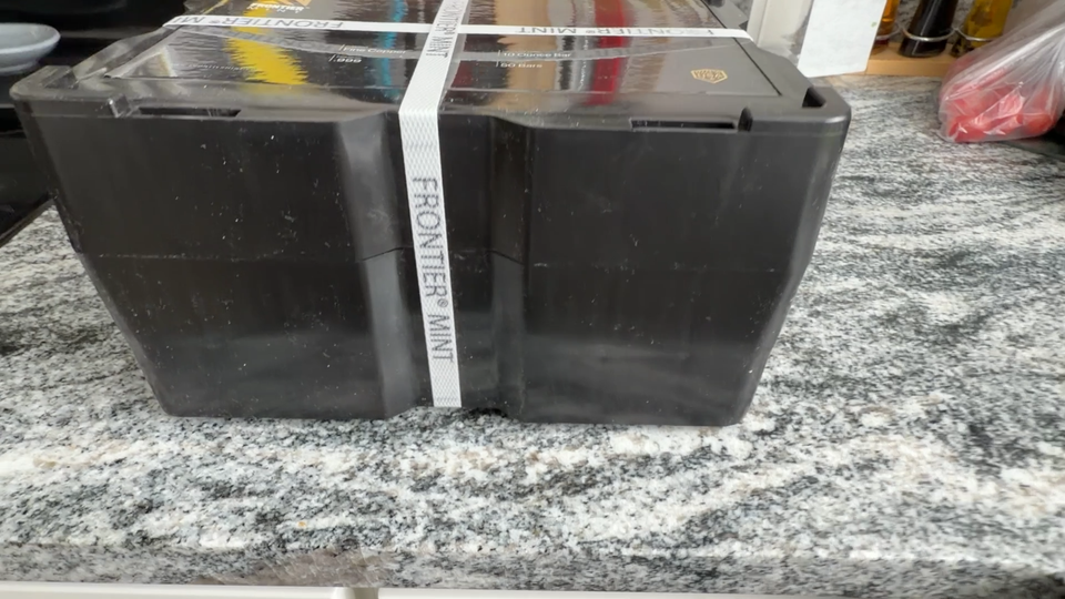 31.25 POUND FRONTIER Mint MONSTER BOX of 50 X 10 oz Copper Bars .999 W ...