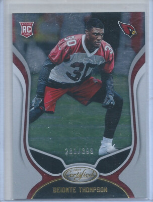 2019 Panini Certified Football Deionte Thompson /399 RC | eBay