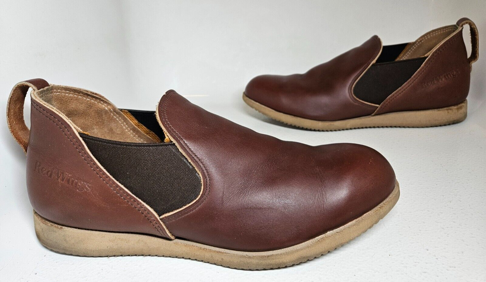 Red Wing Made in USA Brown Romeo Slip on Casual Work … - Gem