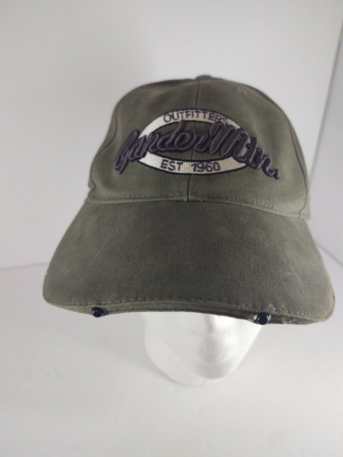 Gander Mtn Outfitters Hat Green Strap Back Baseball Cap lights up | eBay