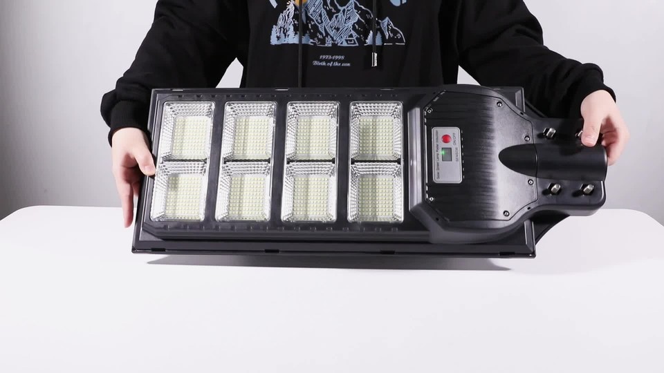 Solar Wall Lights Pathway Motion Sensor 1600W LED Bulb Outdoor Lamps ...