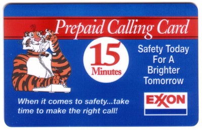 15m Exxon 'Sécurité Today Pour Brighter Tomorrow' Tigre & Logo ...