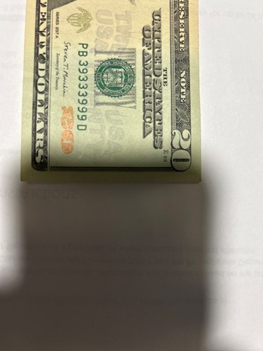 Special Binary Serial Number $20 Bill | eBay