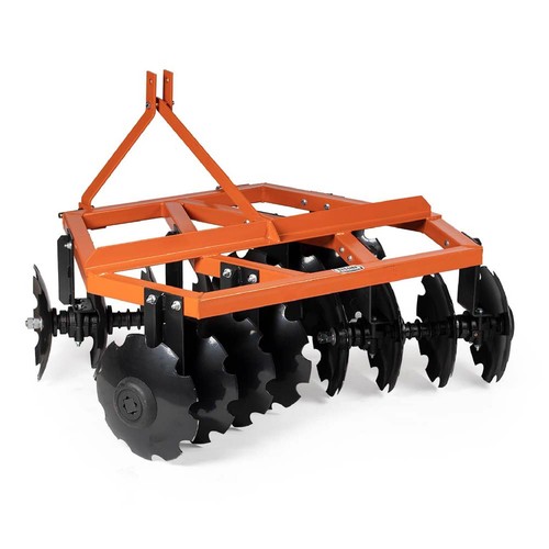 Titan Attachments 3 Point 5ft Notched Disc Harrow Plow Attachment for ...