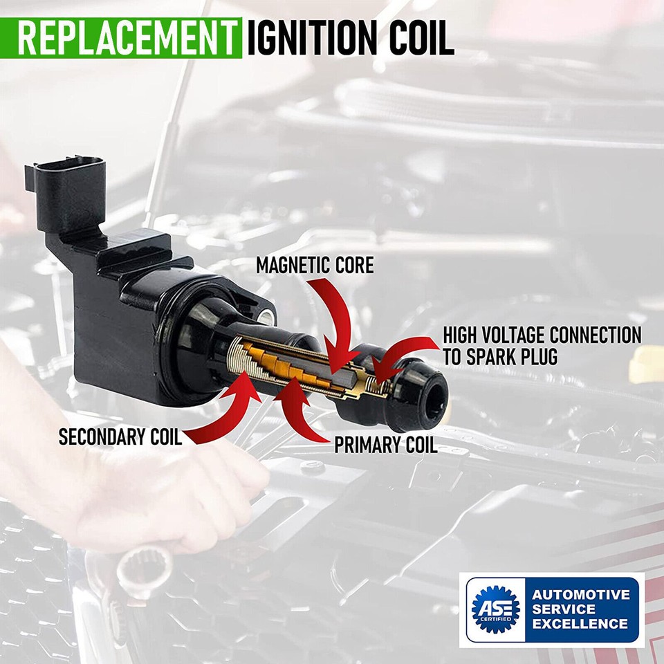 UF491 4pcs set pack Ignition Coils & Spark Plugs for 07-14 Chevrolet ...