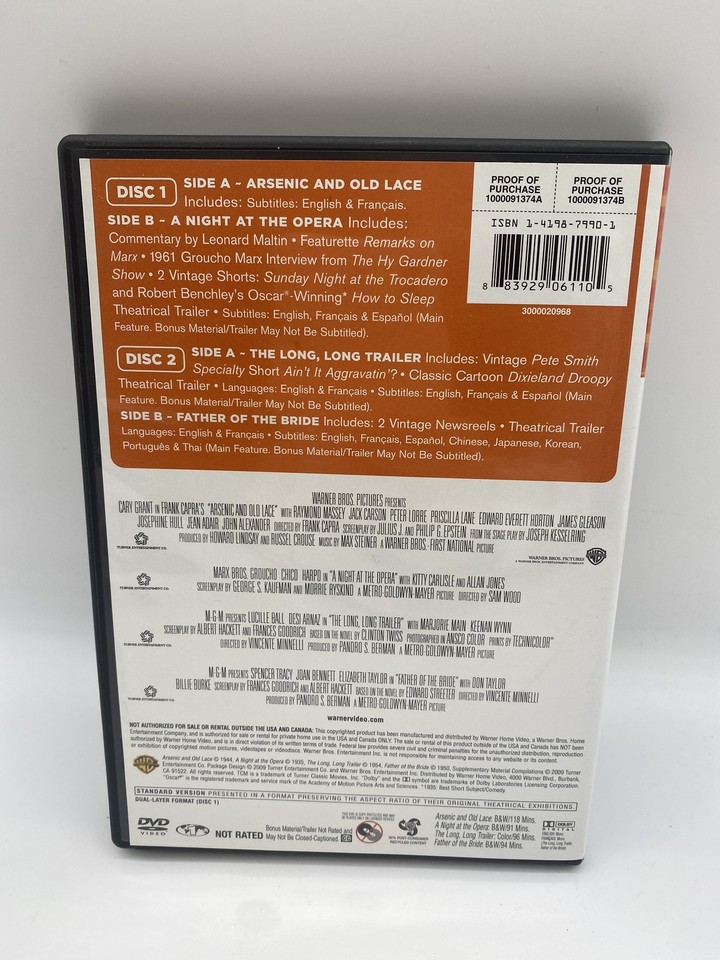 TCM Greatest Classic Films Collection: Comedy [Arsenic and Old Lace / A ...