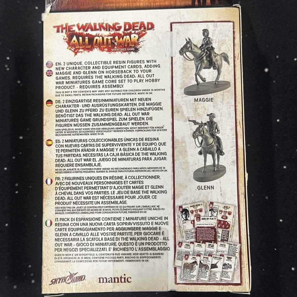 MAGGIE & GLENN ON HORSEBACK GAME BOOSTER THE WALKING DEAD ALL OUT WAR ...