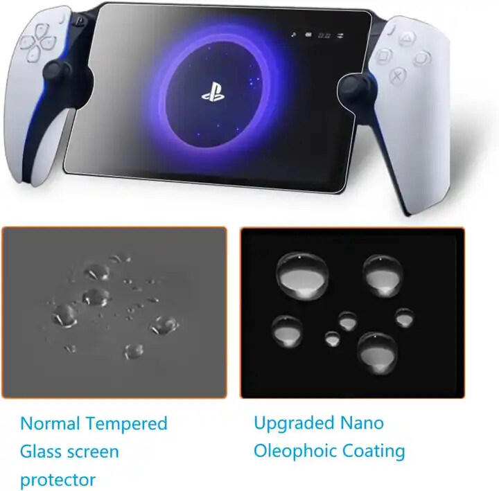 Case with Stand and Screen protector for PS5 Playstation Portal Remote ...