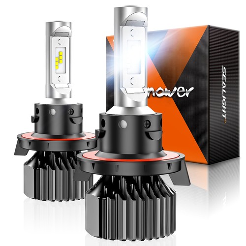 SEALIGHT X1 H13/9008 LED Headlight Bulb Conversion Kit High Low Beam ...