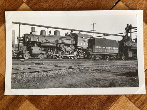 Southern Pacific Railroad Train Engine Locomotive No. 1445 Antique ...