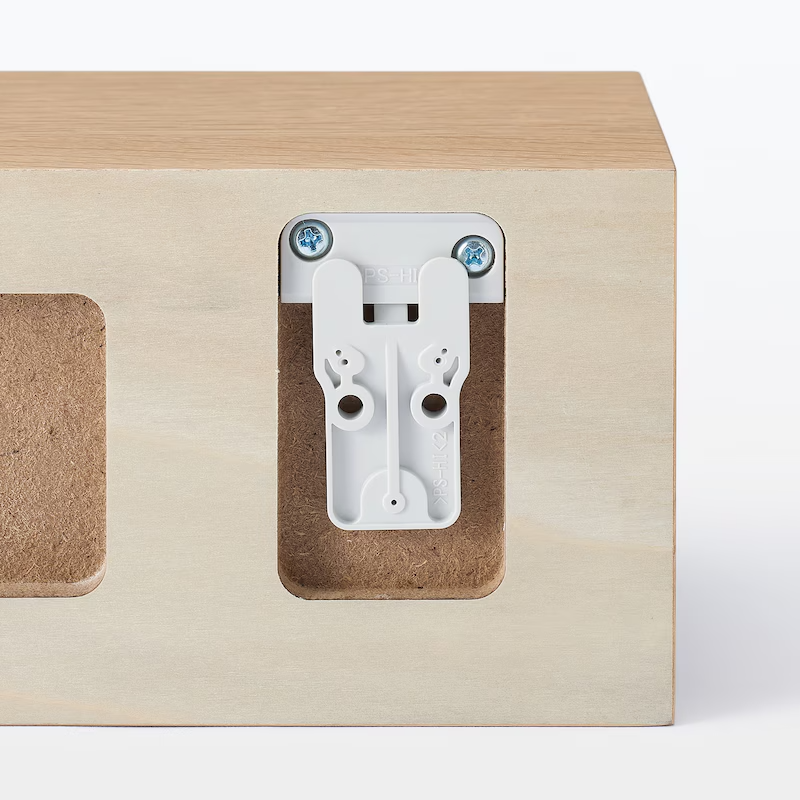 MUJI wall mounted furniture shelves Oak veneer 30cm | eBay