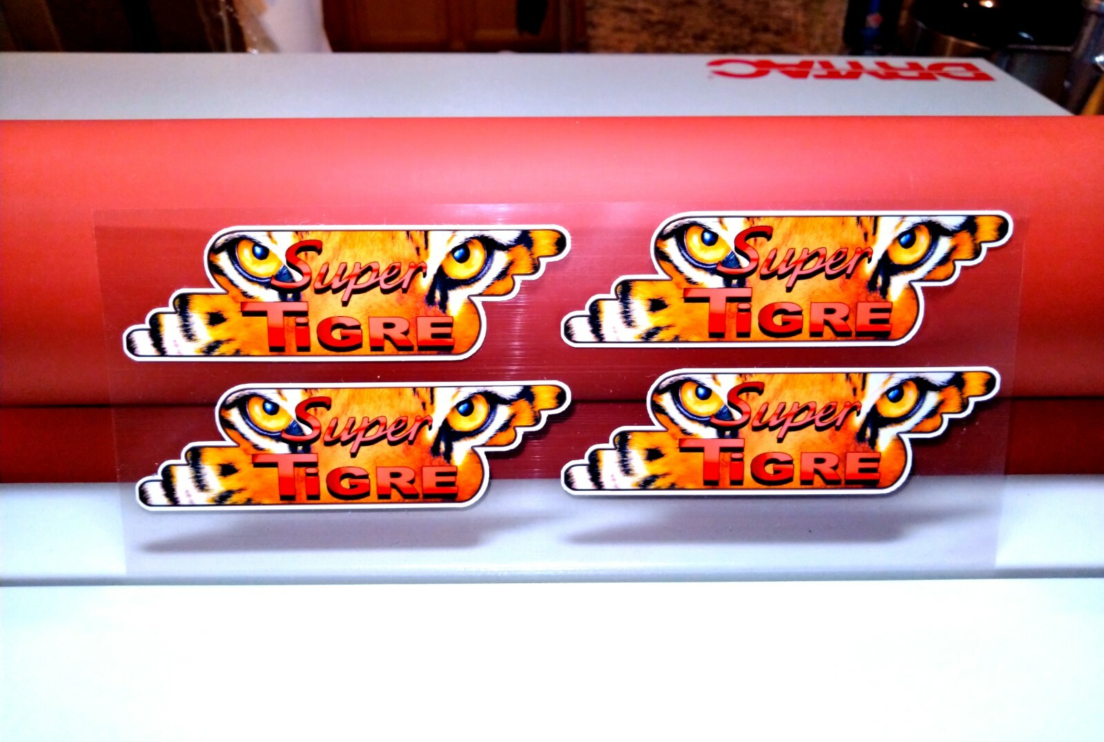 Super Tigre Engines Custom Graphics Decals - SET OF FOUR DECALS | eBay