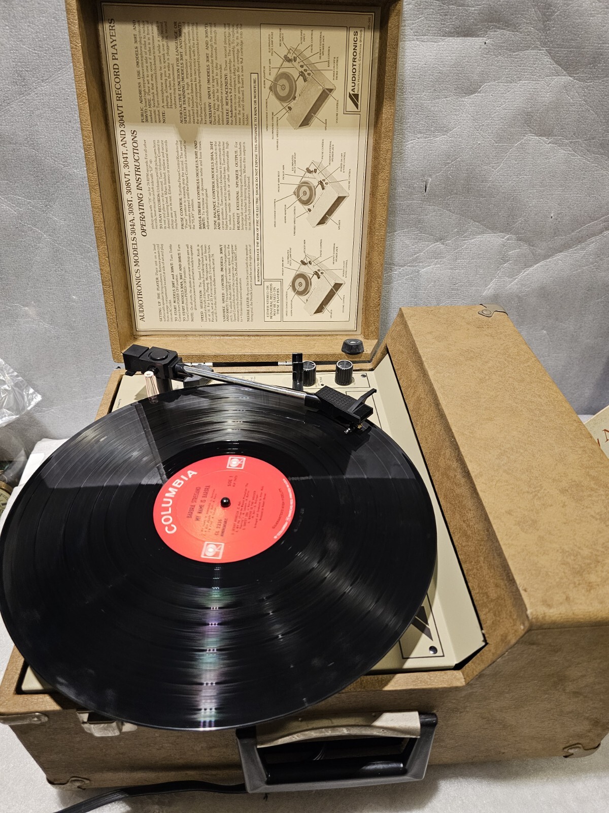 Wow!! Audiotronics Model 304T, 4-Speed 16/33/45/78 RPM, Turntable ...