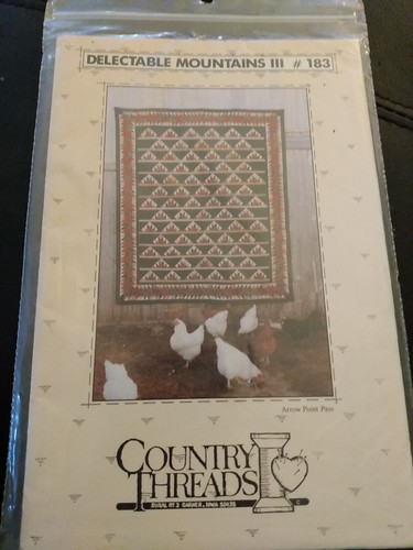 Country Threads Delectable Mountains III #183 Quilt Pattern | eBay