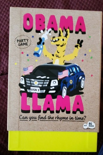 OBAMA LLAMA RHYMING CHARADES Word GAME IOB kids game family fun multi ...