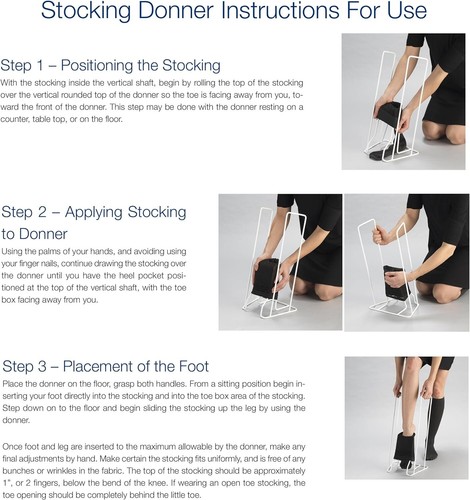 Comfortable Donning Device for Compression Socks - Ideal for Limited ...