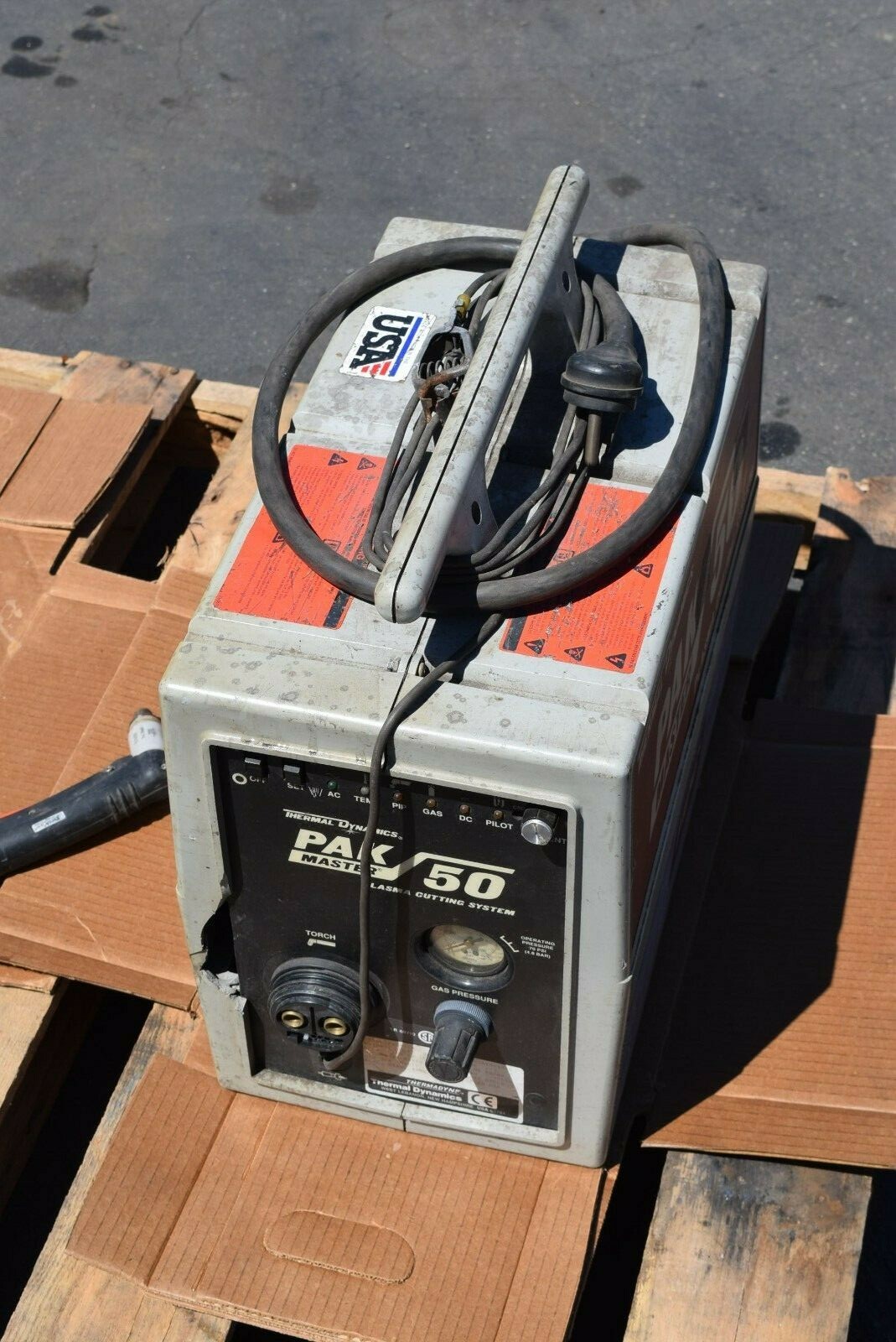 THERMAL DYNAMICS MASTER PAK 50 PLASMA CUTTING SYSTEM 1/2" CAP 90° TORCH ...