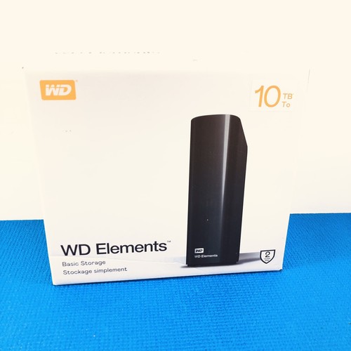 Western Digital Elements 10TB USB 3.0 External Desktop Hard Drive ...