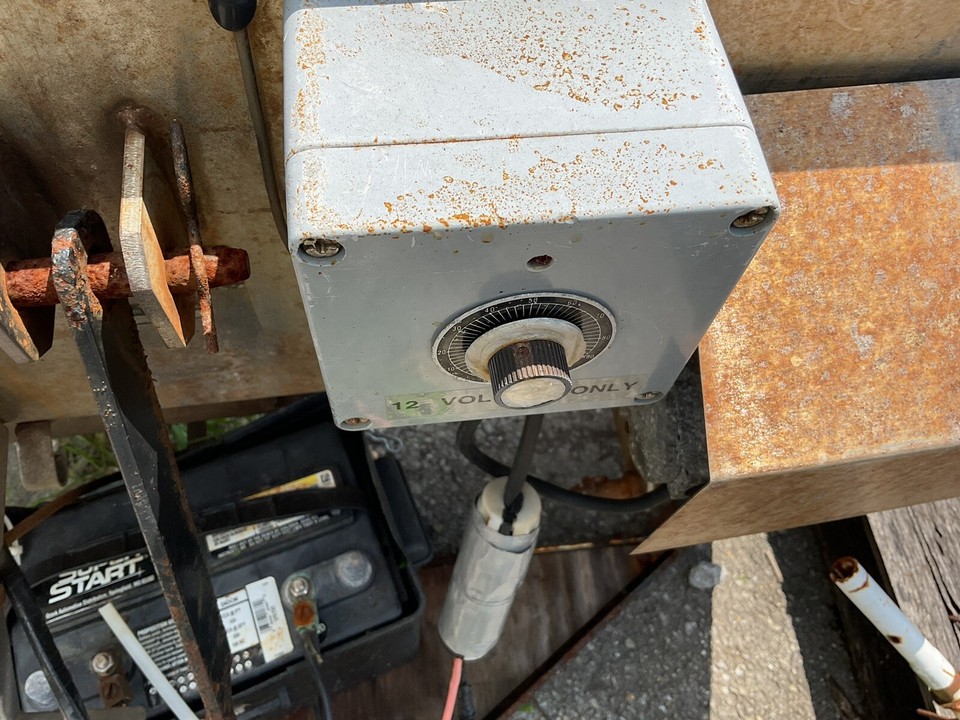 Used Accu Spreader Stainless Steel Pull Behind 12 V Used | eBay