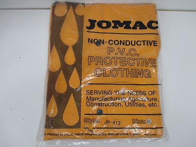 JOMAC P.V.C PROTECTIVE CLOTHING SIZE: XXL YELLOW 2 PCS JH-413 (LL2163-2 ...