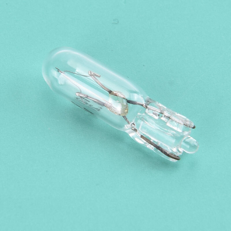 10Pcs 12V 1.2W T5 Glass Light Bulb Dashboard Instrument Panel Brake ...